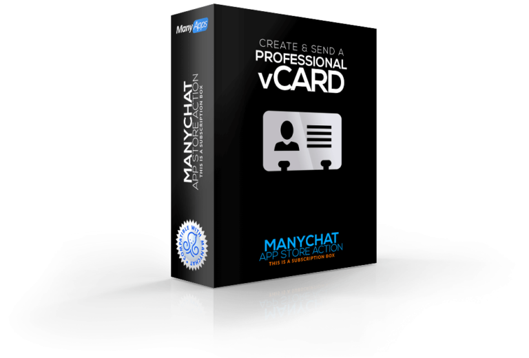 Create And Send Professional VCards Easily With ManyChat